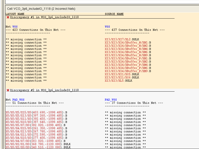 Layout常见错误汇总-不定时更_lvs验证常见错误集合-CSDN博客