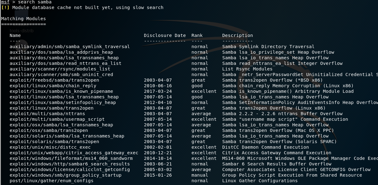 Metasploit学习： Samba服务 usermap_script安全漏洞利用_samba map acl inherit什么意思-CSDN博客