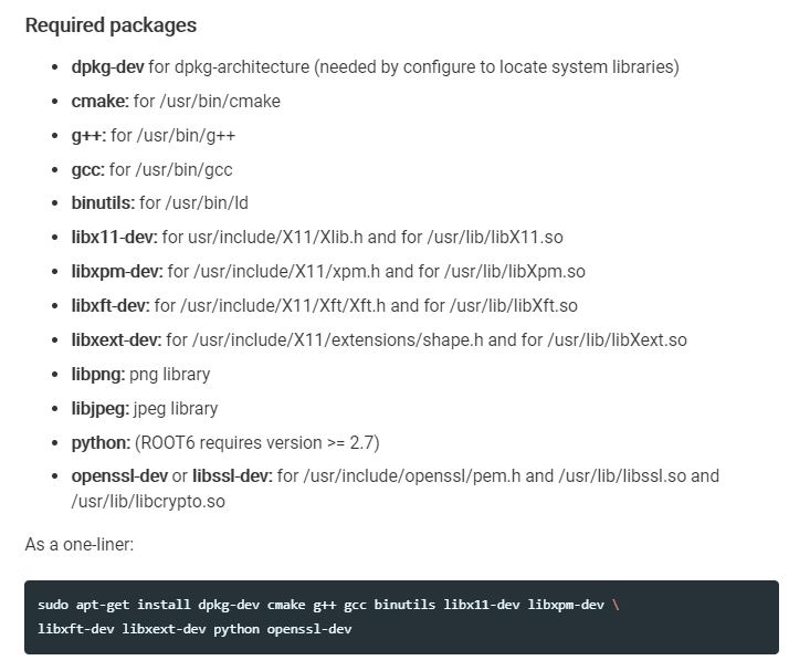 Install ROOT cern under Ubuntu 20.04 - Programmer Sought