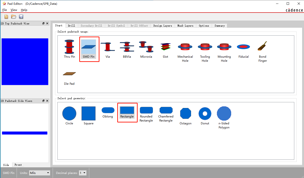 412：Cadence使用—— Padstack Editor焊盘设计-CSDN博客