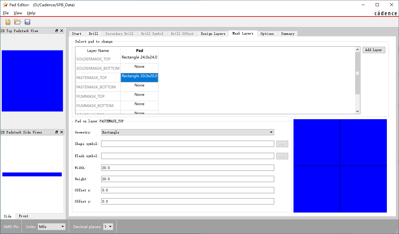 412：Cadence使用—— Padstack Editor焊盘设计-CSDN博客
