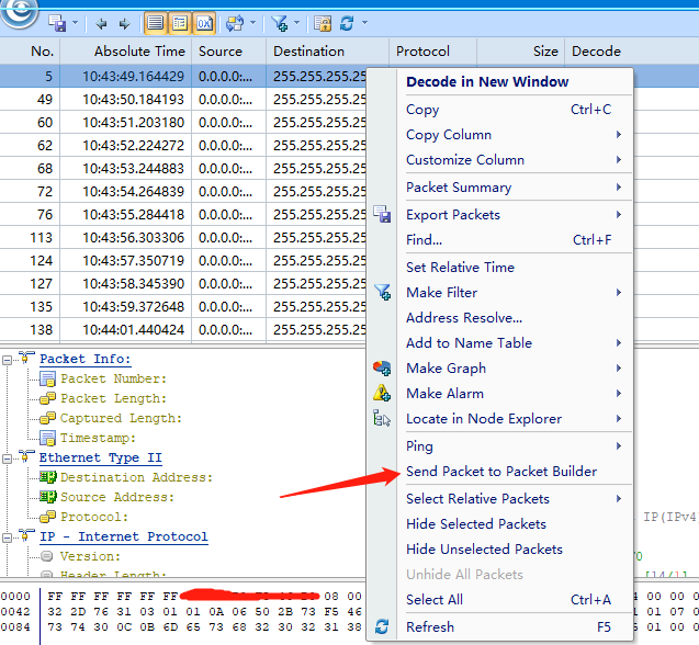 科来(colsasoft Capsa)模拟发包操作总结_科来发包工具-CSDN博客