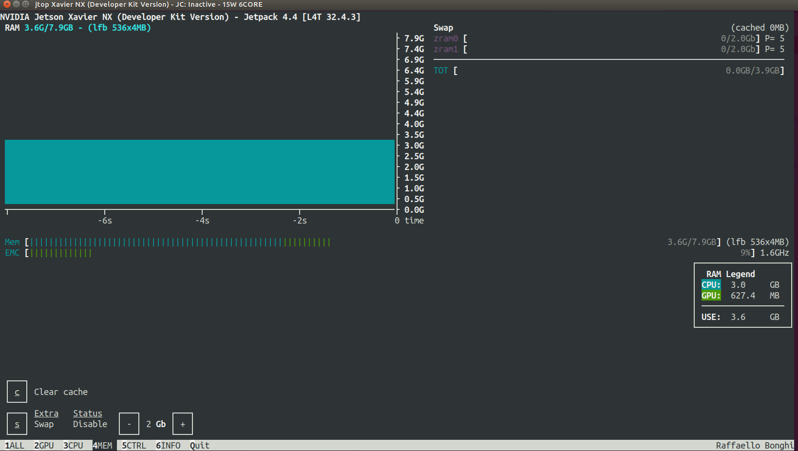 NVIDIA Jetson Xavier NX设备上使用jtop监控GPU、CPU、内存等的使用_jtop内存单位-CSDN博客