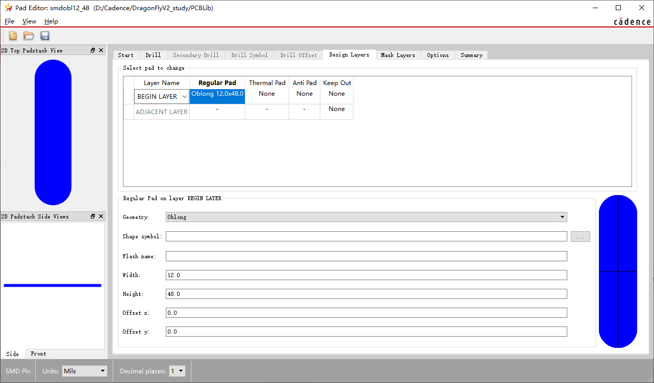 412：Cadence使用—— Padstack Editor焊盘设计-CSDN博客