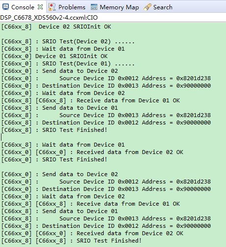 TMS320C6678开发笔记---SRIO例程1_dsp 6678 srio 回环测试-CSDN博客
