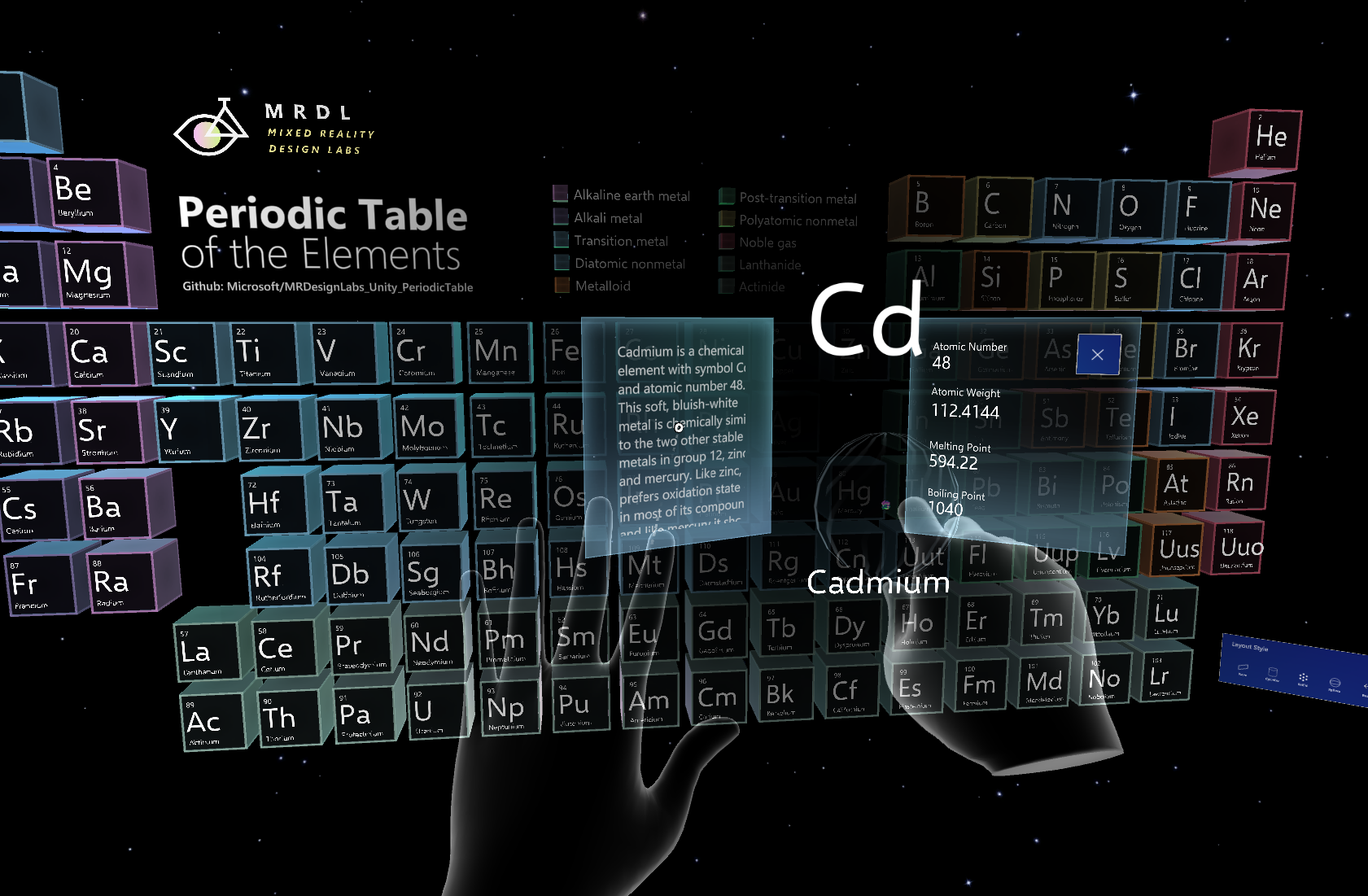Hololens2元素周期表示例项目_hololens 2 安装元素周期表应用-CSDN博客