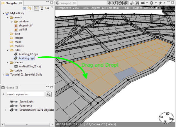CityEngine2019 学习笔记 （1）一 基本操作_cityengine2019 cga规则图表-CSDN博客