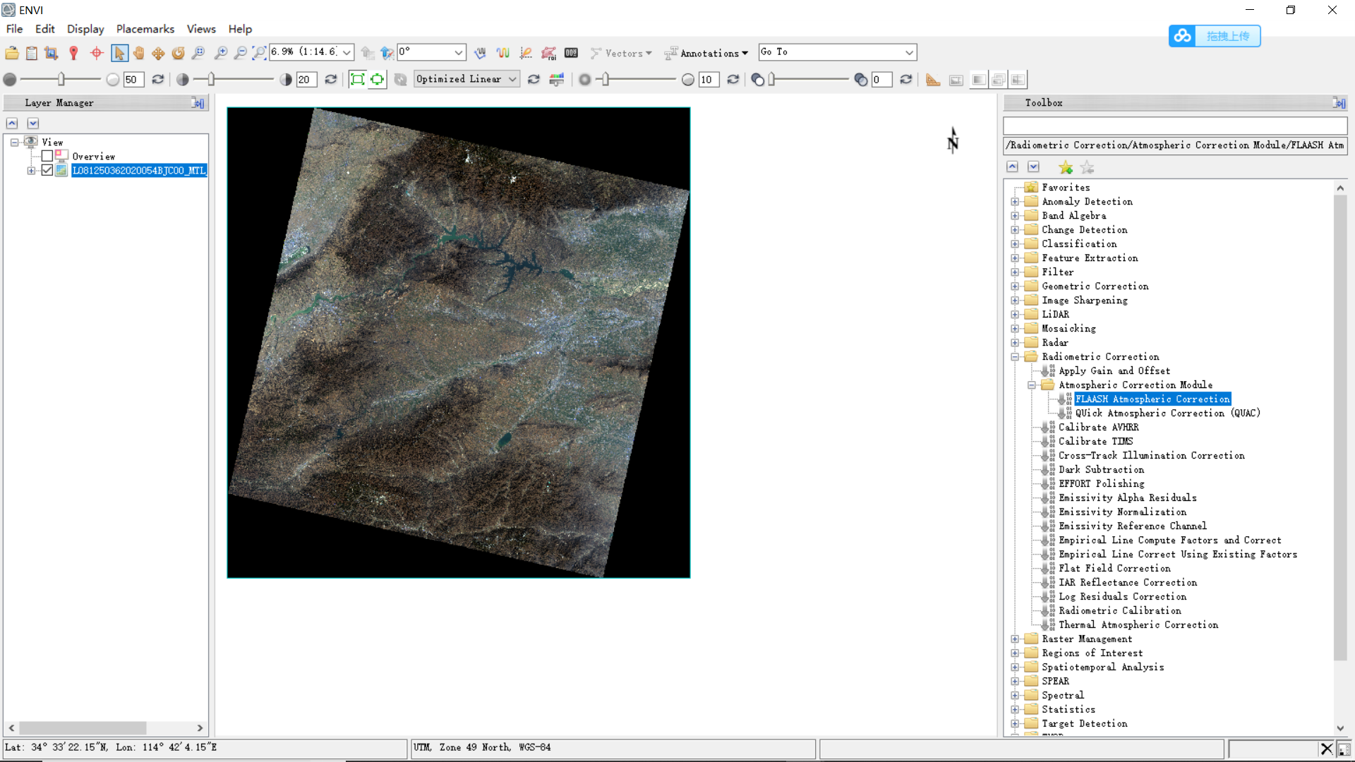 LandSat8遥感影像辐射定标与大气校正_landsat8辐射定标和大气校正-CSDN博客