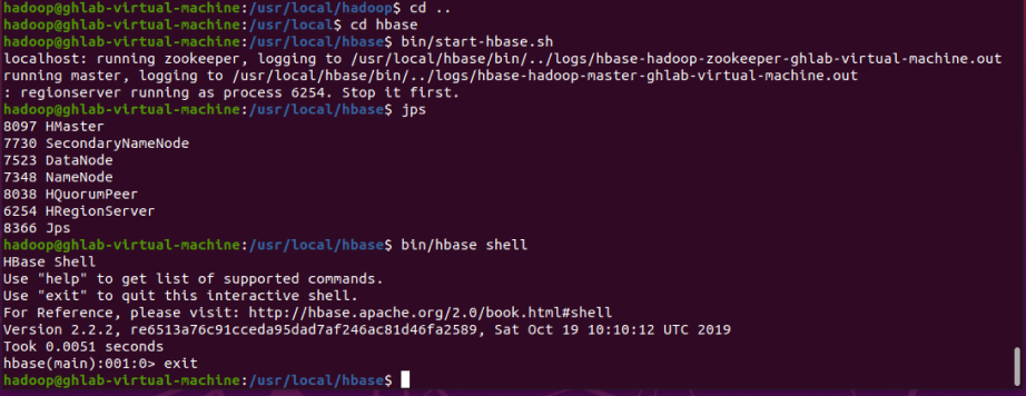 HBase安装与配置 Ubuntu-64位 HBase版本：hbase-2.2.2_hbase browser下载-CSDN博客