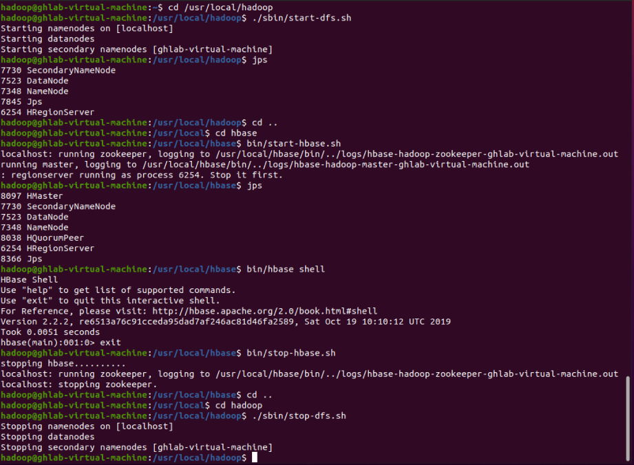 HBase安装与配置 Ubuntu-64位 HBase版本：hbase-2.2.2_hbase browser下载-CSDN博客