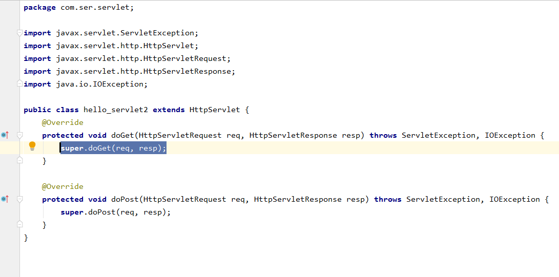 通过继承HttpServlet类来实现servlet程序+使用IDEA菜单创建Servlet程序_怎么写继承servlet-CSDN博客
