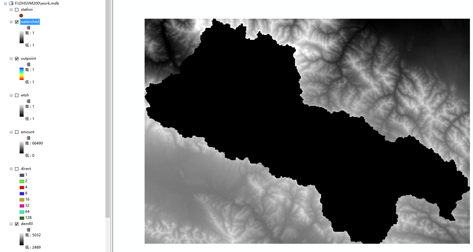 Arcmap10.0 提取单个流域范围_流域边界提取-CSDN博客
