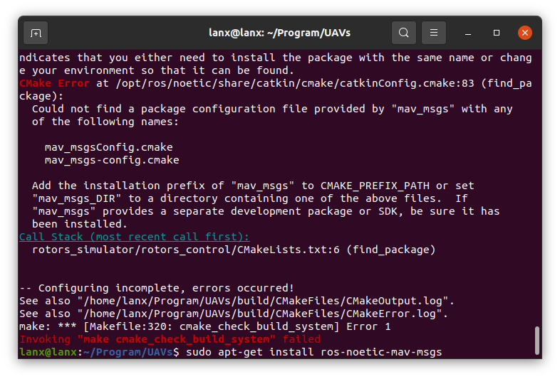 ROS——无人机ROS仿真包 rotors_simulator 编译教程_rotos simulator教程-CSDN博客