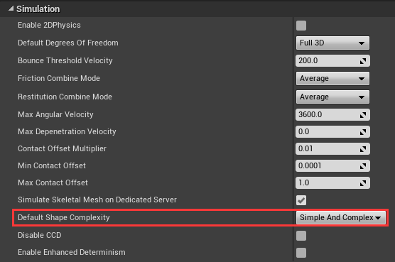 Physics Simulation - Static Mesh的复杂碰撞和简单碰撞_但它拥有complexassimple碰撞-CSDN博客