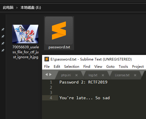 BUUCTF：[RCTF2019]disk_buuctf [rctf2019]disk 1-CSDN博客