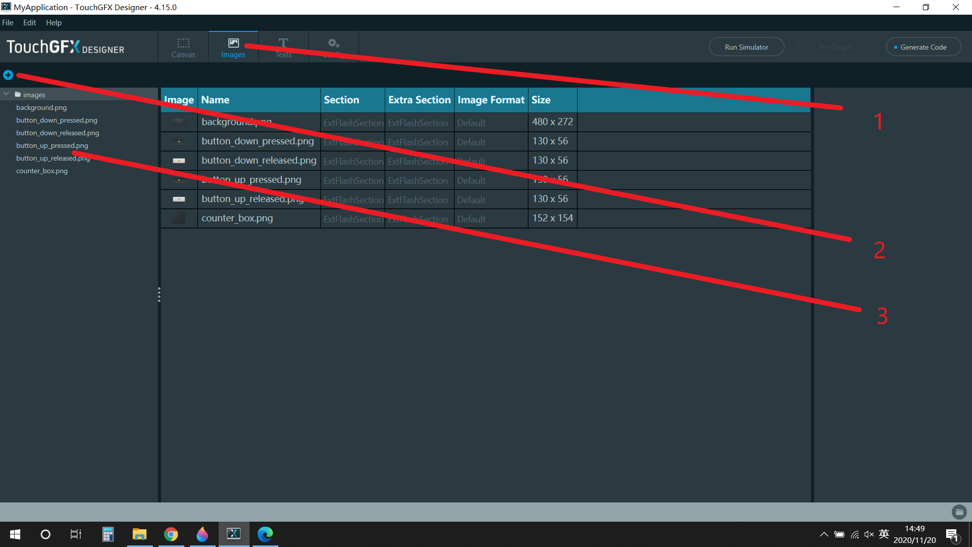 stm32基于TouchGFX的GUI开发（一）：创建第一个你自己的应用程序_stm32cubemx touchgfx-CSDN博客