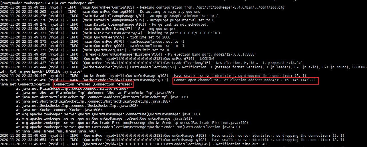 Zookeeper启动失败解决办法汇总——Error contacting service. It is probably not running.-CSDN博客