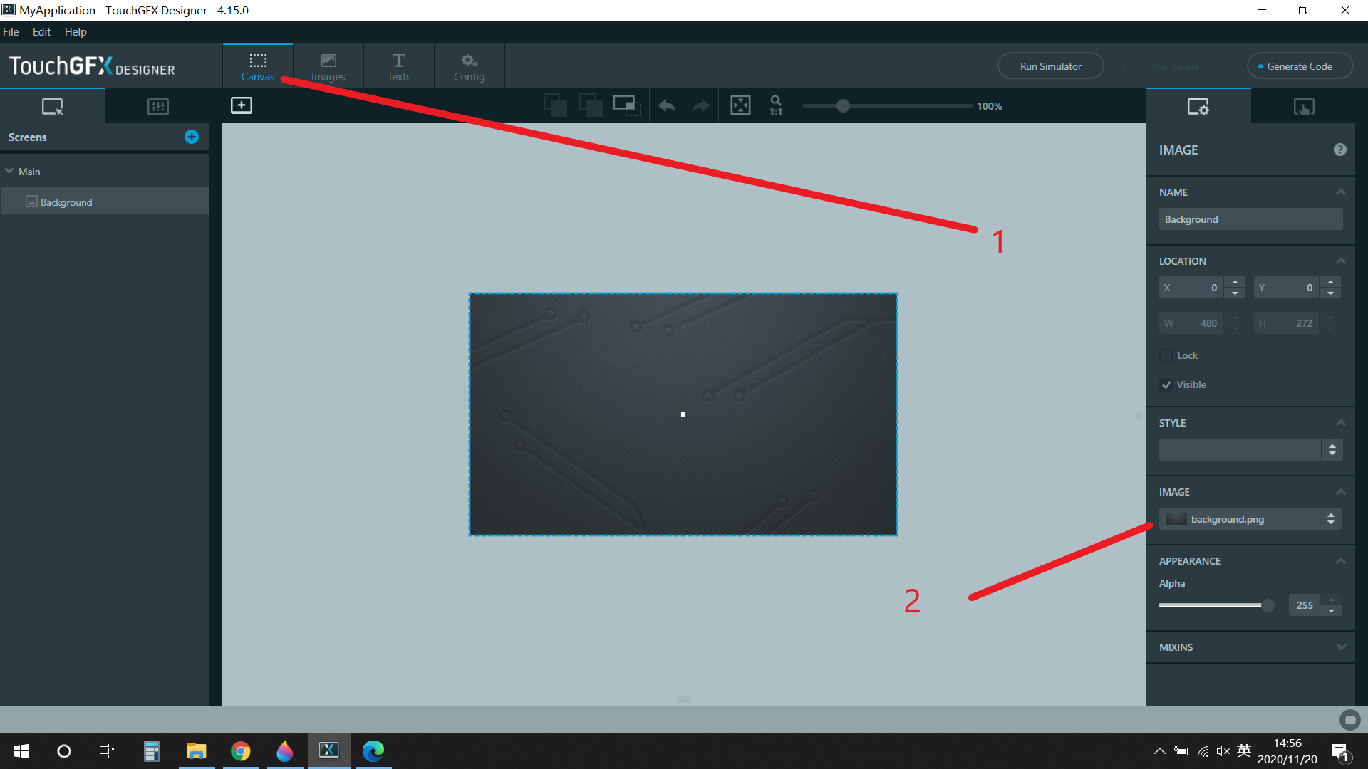 stm32基于TouchGFX的GUI开发（一）：创建第一个你自己的应用程序_stm32cubemx touchgfx-CSDN博客