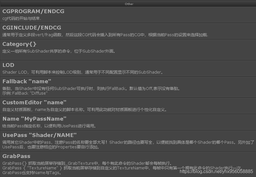 Unity Shader详细参数unity的shader中的数据iraynaa的博客 Csdn博客