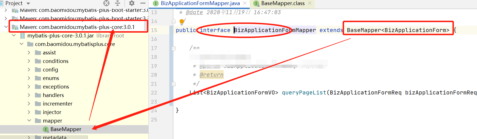 使用MyBatisplus的insert方法，报错：Invalid bound statement(not found)_invalid bound statement (not found ...