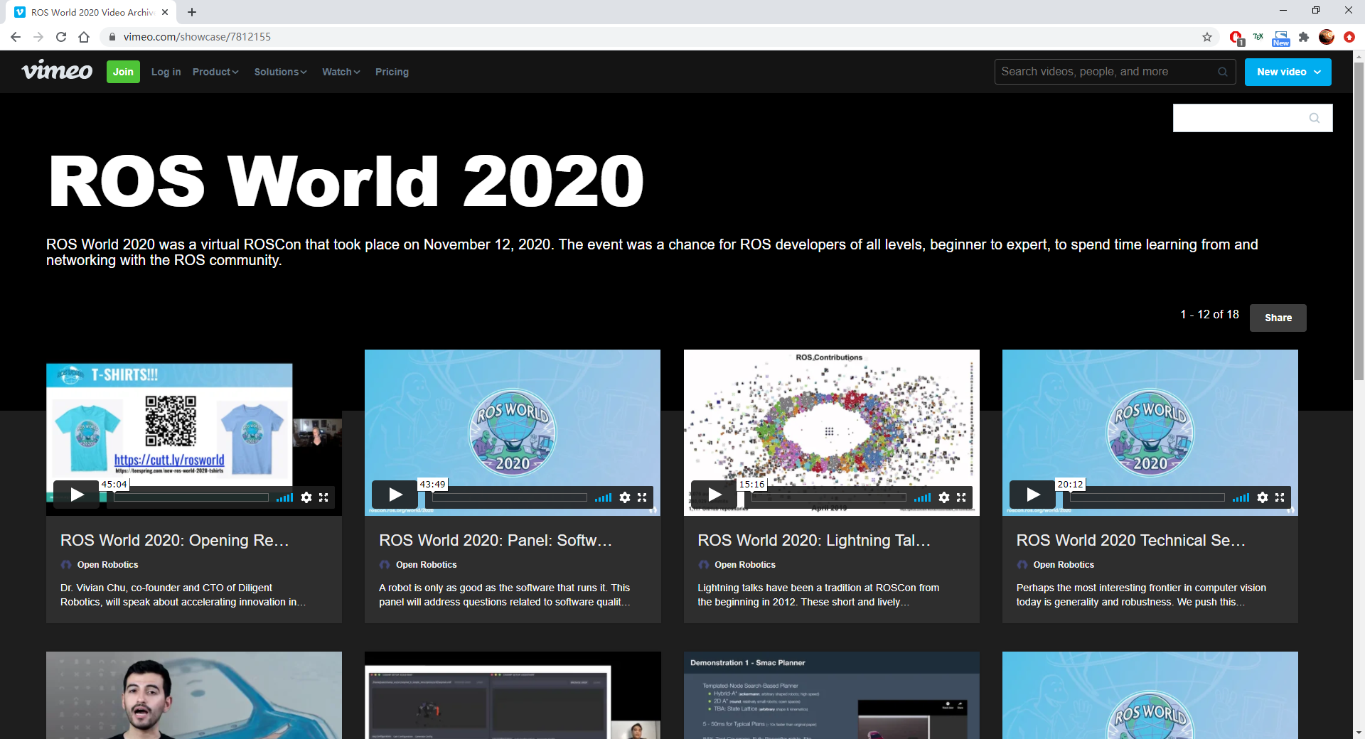 ROS World 2020所有视频发布_lutrosworld-CSDN博客