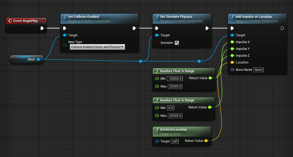 UE4 物理抛飞效果实现_ue4 物体受力弹飞-CSDN博客