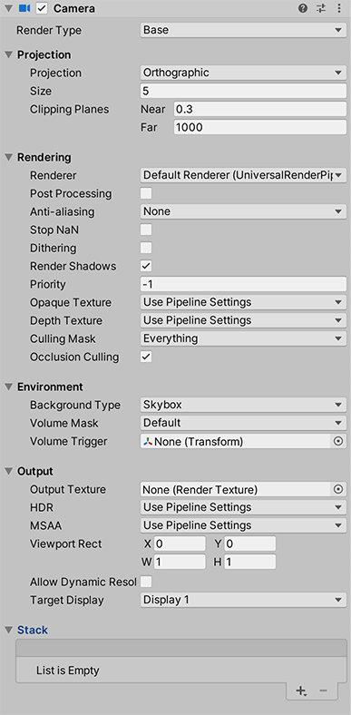 URP——摄像机_universaladditionalcameradata-CSDN博客