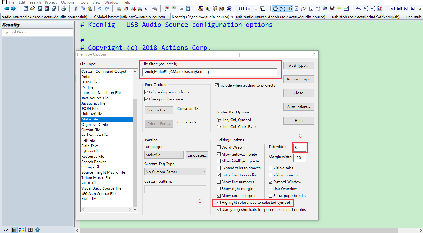 Source_Insight工程扩展单词选中高亮功能(Makefile-Cmake-Kconfig文件)_sourceinsight使用cmake-CSDN博客