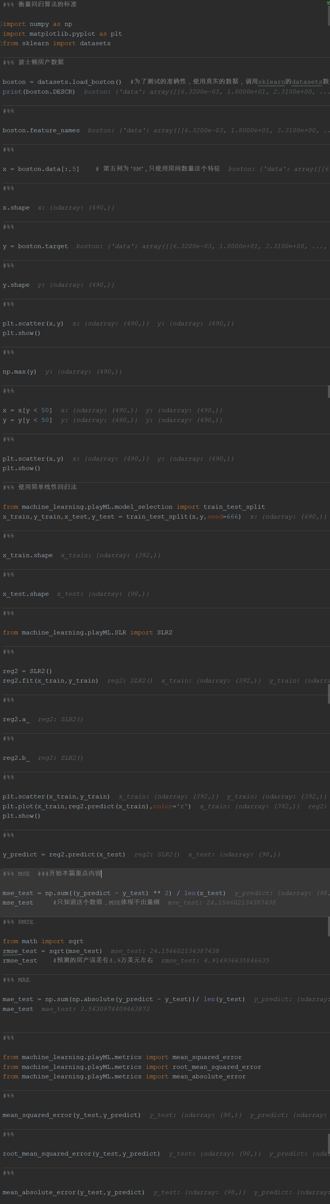衡量线性回归法的指标 MSE、RMS、MAE_mse rms-CSDN博客
