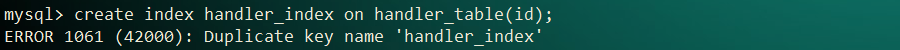 【mysql】mysql 之 Handler 的详细使用及说明mysql Handler Csdn博客