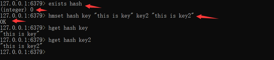 Redis：哈希表HSET、HSETNX、HGET、HEXISTS、HMSET、HMGET、HKEYS、HVALS、HGETALL、HDEL ...