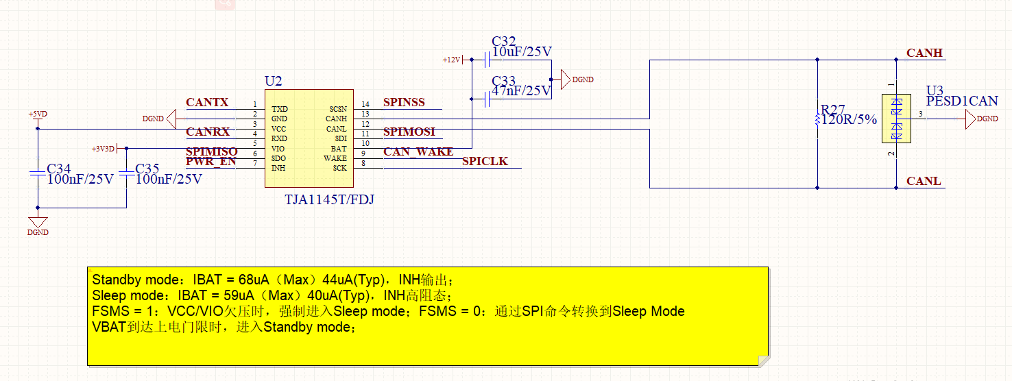 JTA1145 休眠唤醒调试总结_tja1145-CSDN博客