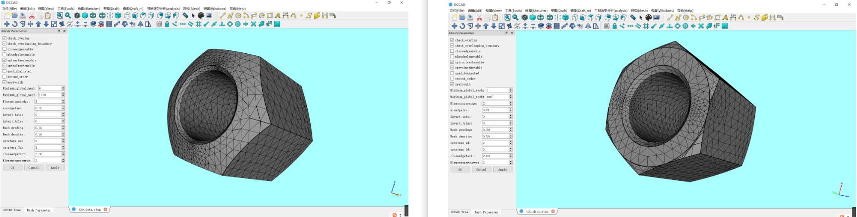 初探OSG+OpenCascade（简称：OCC）在QT上的实践之尝试集成Netgen6.2网格划分程序参数设置探索_netgen参数-CSDN博客