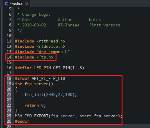 【STM32H750】玩转ART-Pi（六）——添加FTP服务器_stm32 开源ftp-CSDN博客