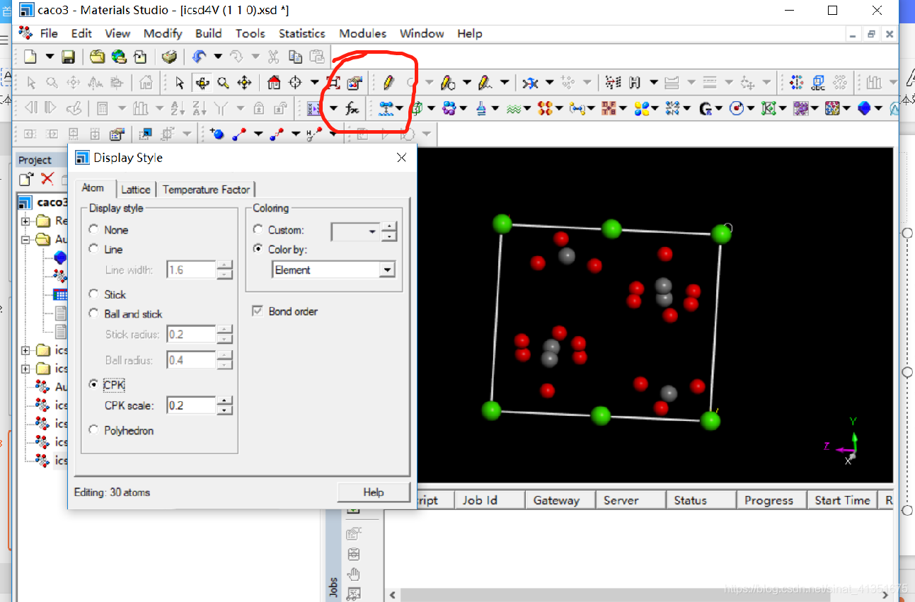 用MS切面，构建真空层，BFDH看主要的生长面_ms建立真空层-CSDN博客