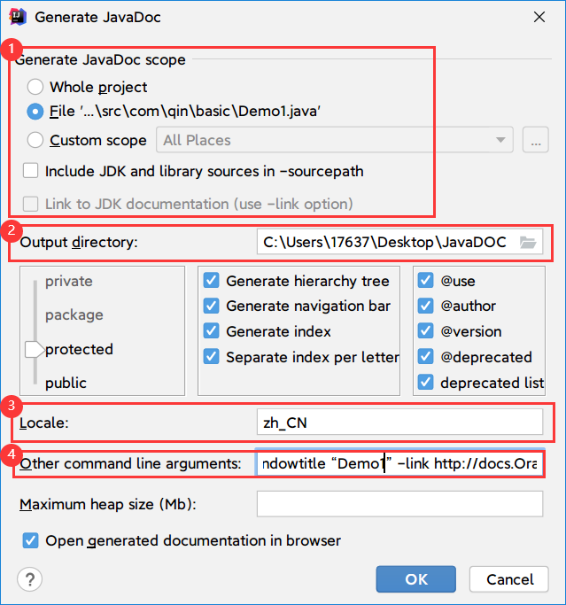 Use Intellij IDEA to generate JavaDoc - Programmer Sought