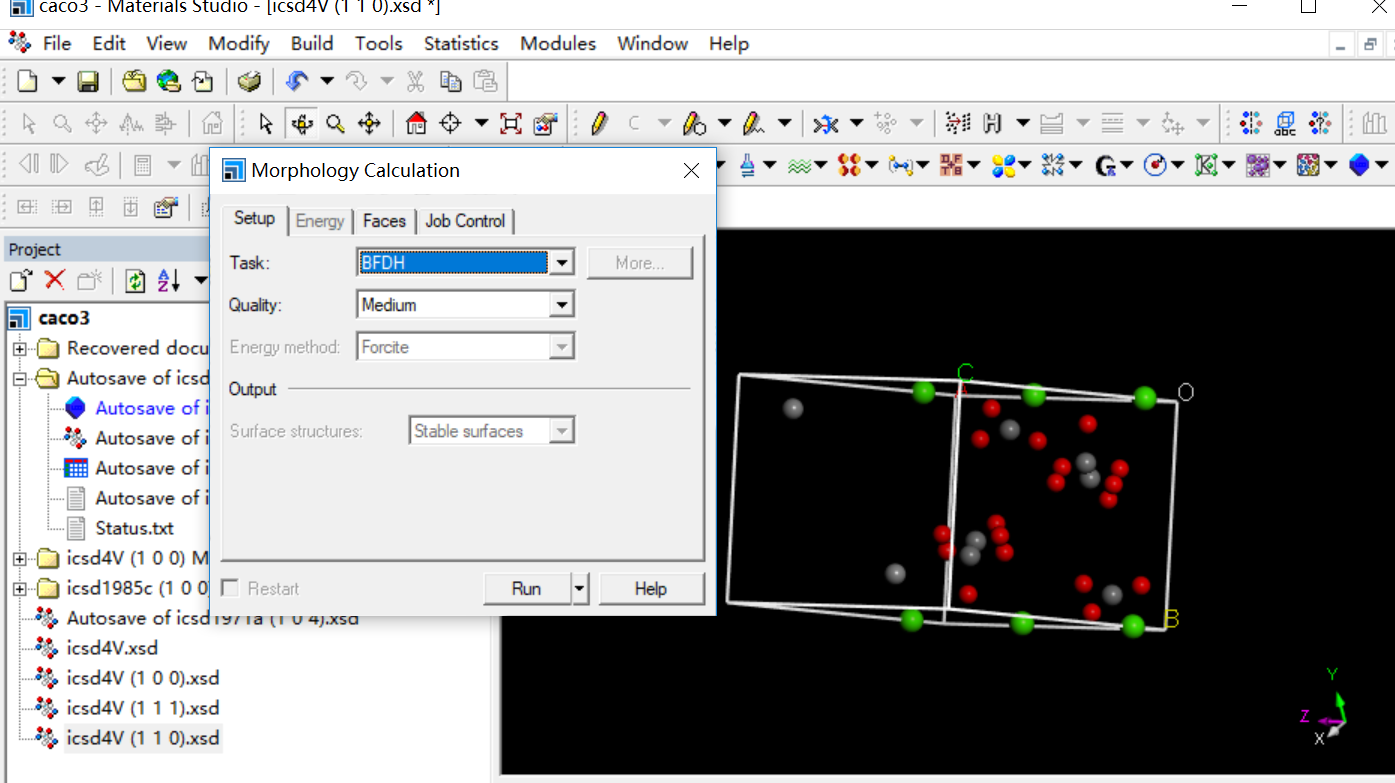 用MS切面，构建真空层，BFDH看主要的生长面_ms建立真空层-CSDN博客