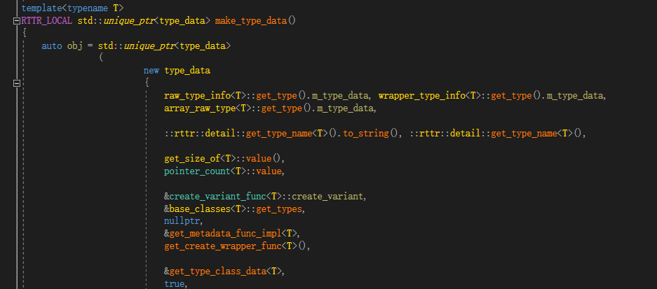 RTTR(Run Time Type Reflection) C++反射原理实现剖解-CSDN博客
