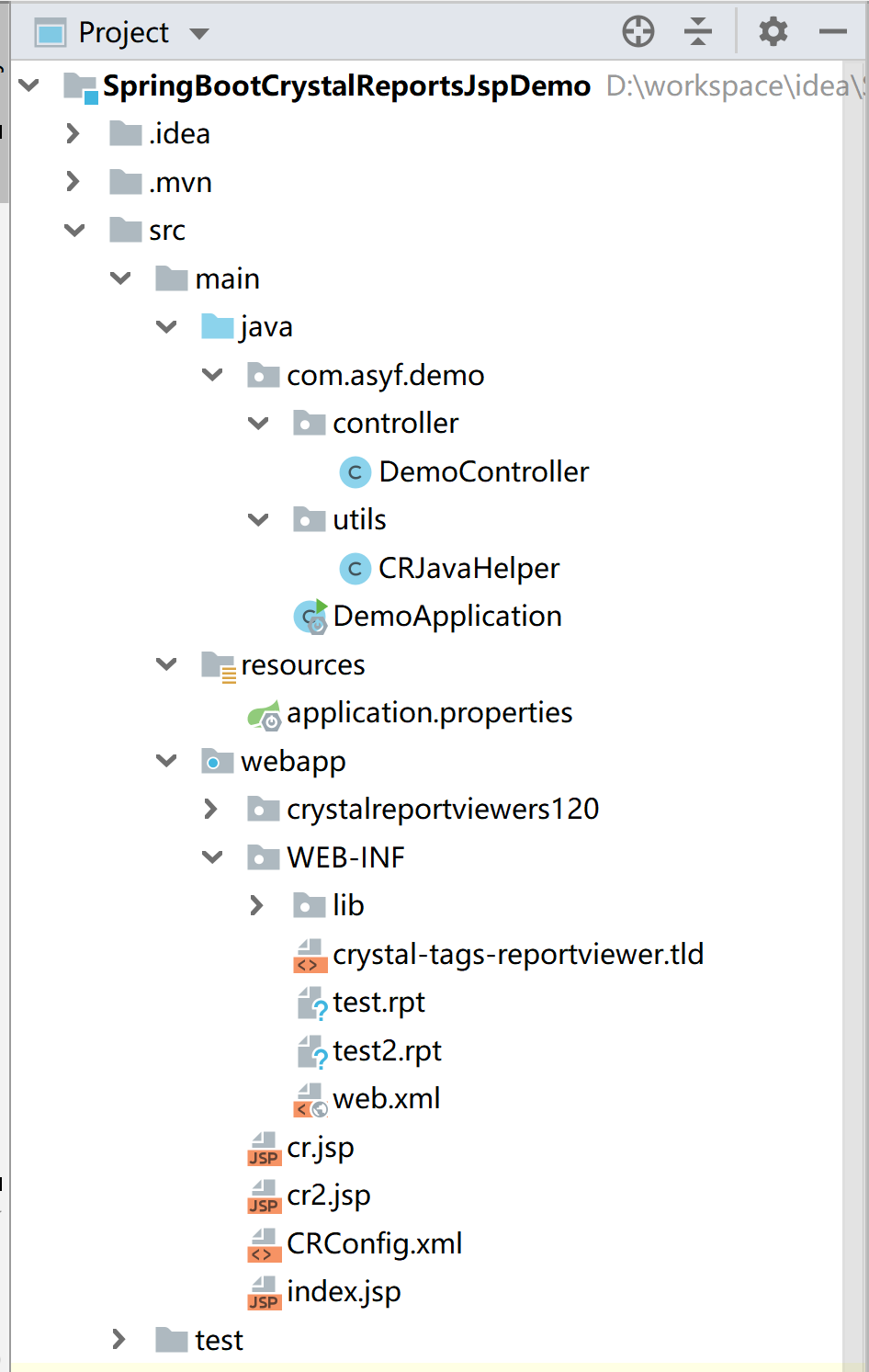 SpringBoot uses Jsp to preview the crystal report (2): Preview the crystal report connected to ...