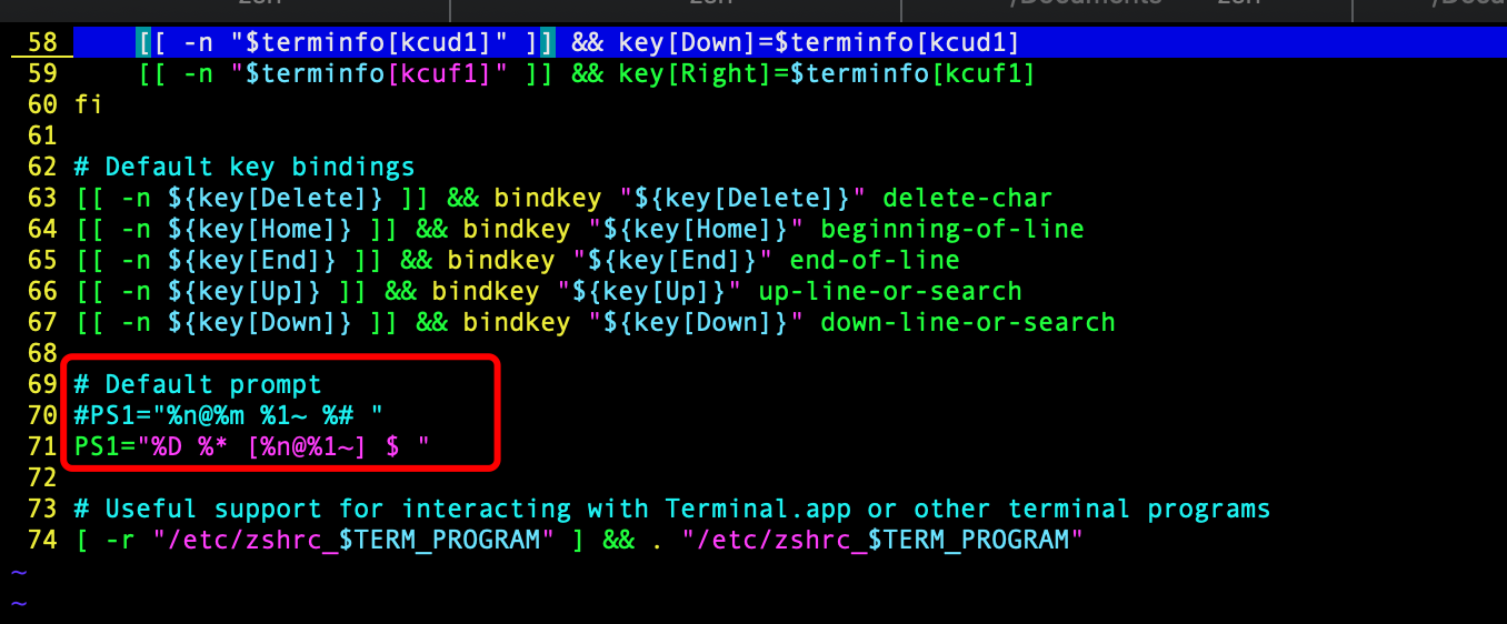 zsh修改终端PS1的PROMPT显示_zsh ps1-CSDN博客