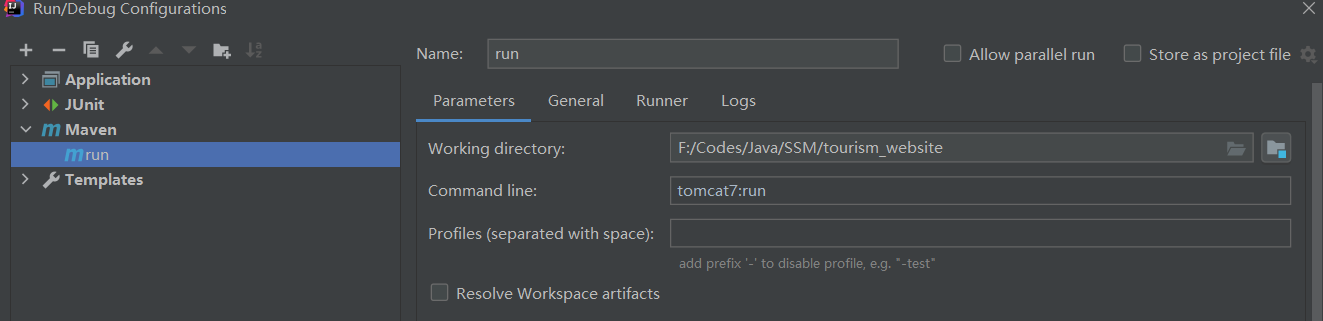 Maven tomcat7:run 配置_mvn tomcat7:run-CSDN博客