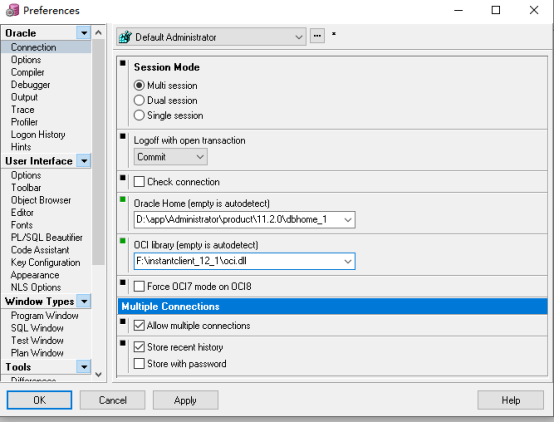 Initialization error Could not initializa “D:\app\Administrator\product\11.2.0\dbhome_1\bin\oci ...