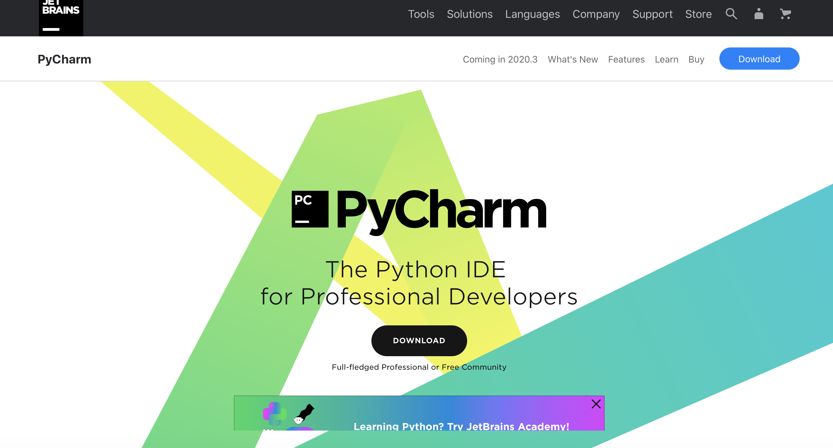Pycharm官网下载安装-CSDN博客