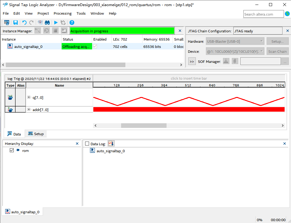FPGA学习笔记_ROM核调用与调试_rom-1port在哪-CSDN博客