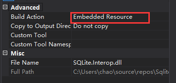 将 SQLite.Interop.dll 嵌入到一个 exe 中-CSDN博客