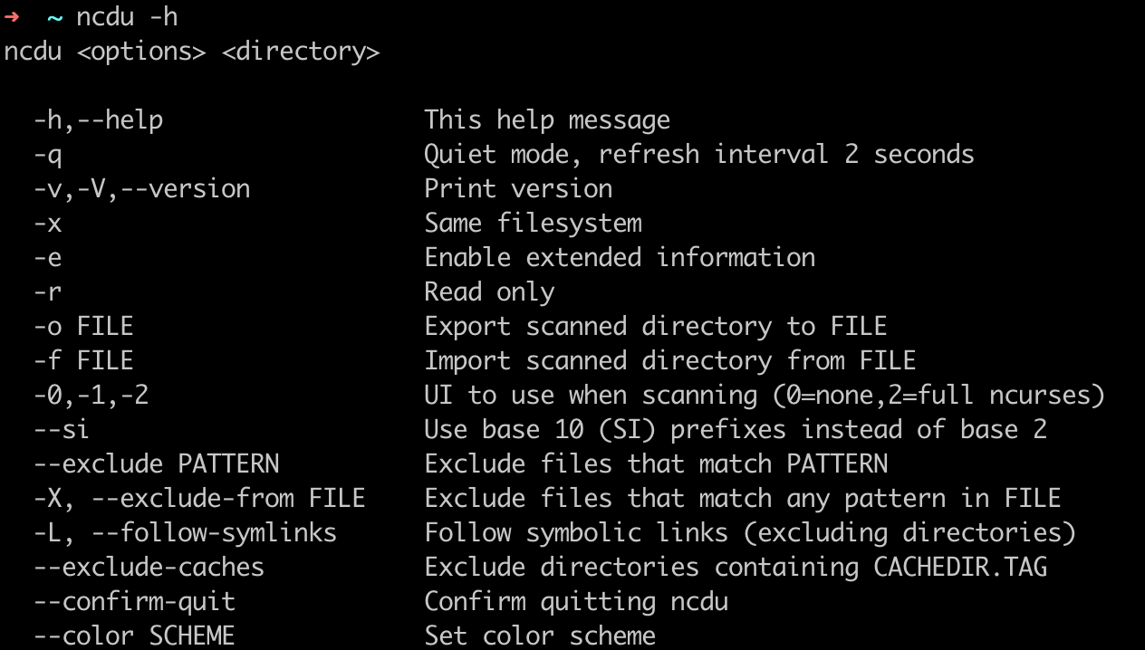 Mac磁盘分析工具ncdu使用_mac ncdu使用-CSDN博客