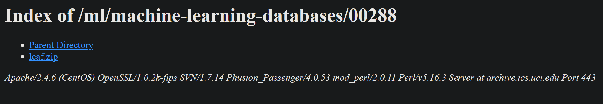 如何从UCI获取数据集？_uci数据下载-CSDN博客