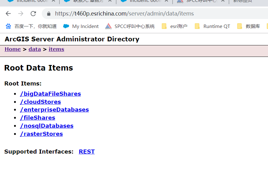 ArcGIS Data Store简要介绍---以及ArcGIS Data Store与ArcGIS server取消联合和重新配置 ...