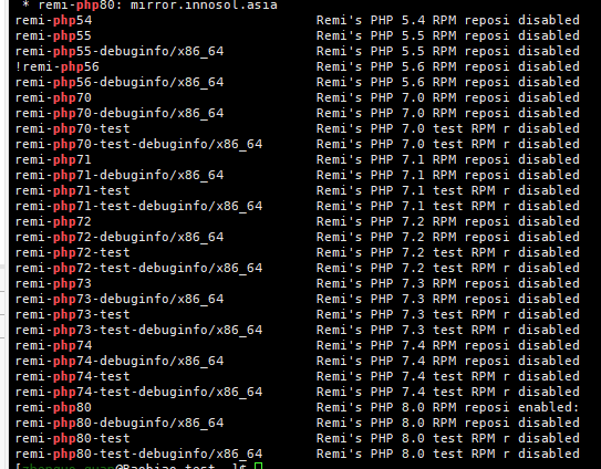 Centos Yum 安装php8 Php8 0 使用remi源 Remi Php8 Csdn博客