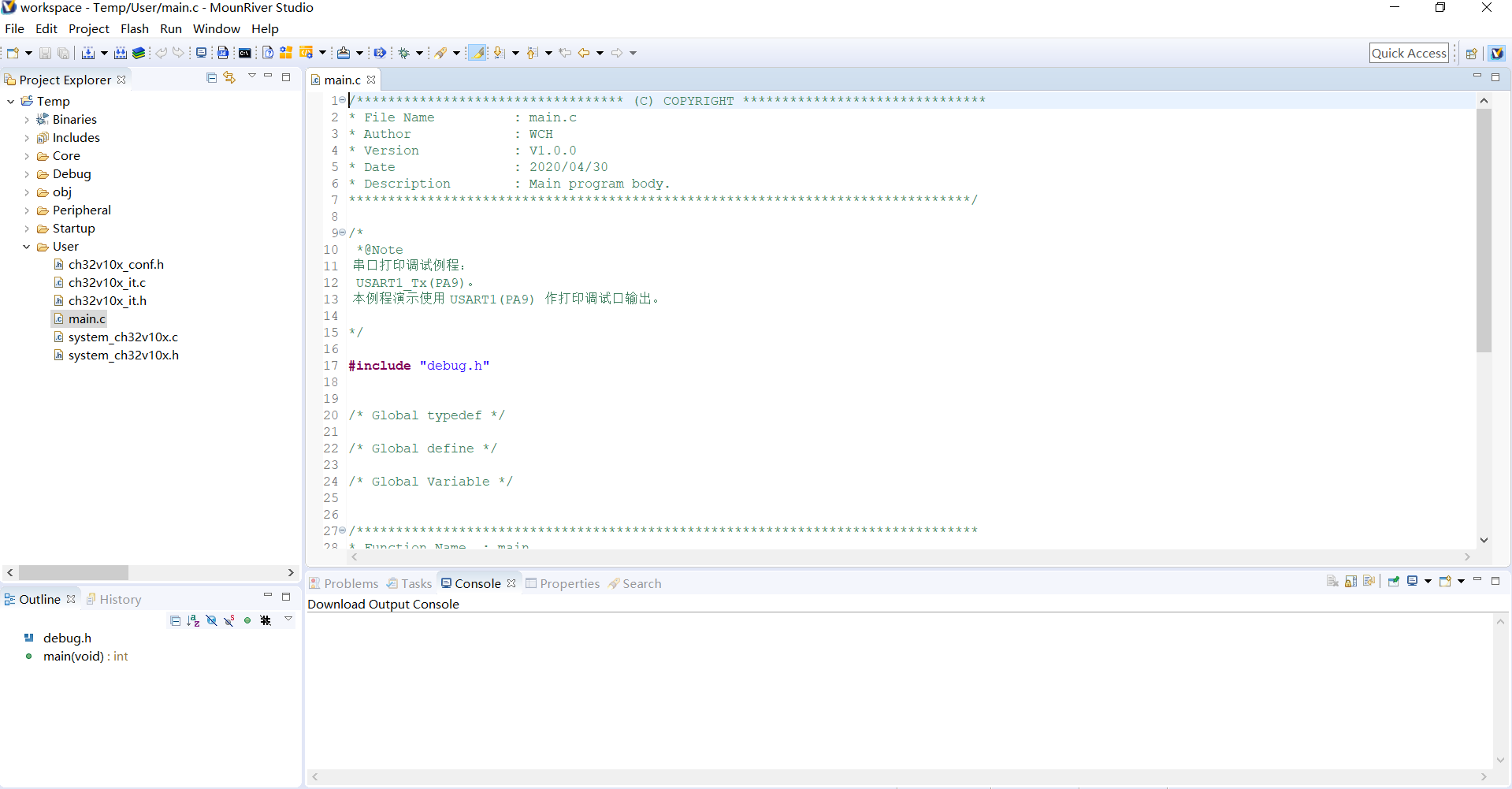 RISC-V IDE(RISCV IDE) MounRiver Studio_V1.30工程模板相关操作详解_mounriver studio ...